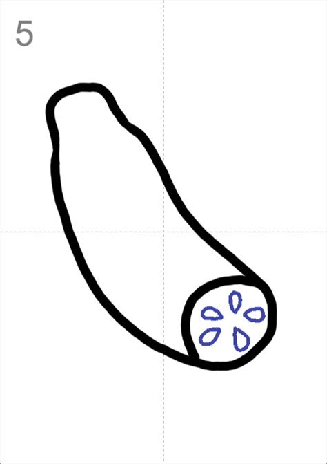 How To Draw A Cucumber Step By Step Easy Drawing Guides Drawing Howtos How To Draw A Cucumber Step By Step Easy Drawing Guides Drawing Howtos