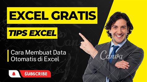 Cara Membuat Data Otomatis Di Excel Youtube
