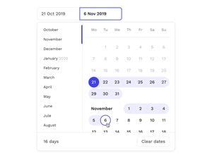 Browse Thousands Of Datepicker Images For Design Inspiration Dribbble Calendar Design
