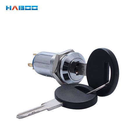 Haboo Mm Hb High Quality Position Key Operated Light Switch Mobility Scooter Key Switch RV
