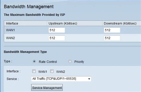 Bandwidth Management On RV RV RV G And RV VPN Routers Cisco