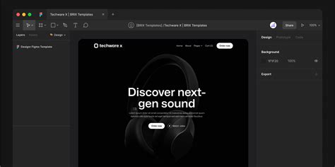 Techware X Tech Hardware Figma Template Free Figma Resource Figma