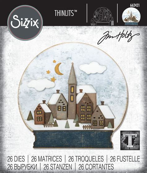 Alterations By Sizzix Thinlits Die Cuts 26pk Snowglobe 2