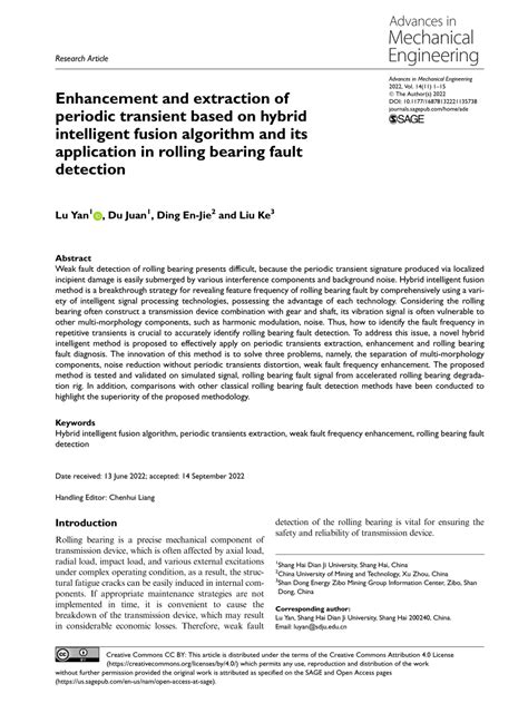 Pdf Enhancement And Extraction Of Periodic Transient Based On Hybrid