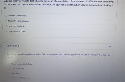 Solved Suppose That You Test A Hypothesis Whether The