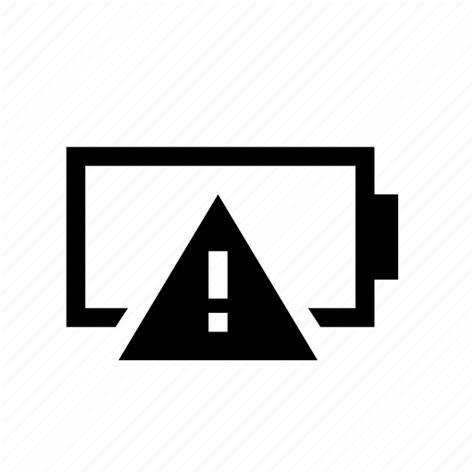 Battery Warning Error Danger Icon Download On Iconfinder