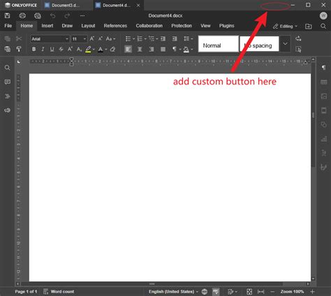 Is It Possible To Add Custom Button To The Editor With Plugin Plugins Onlyoffice