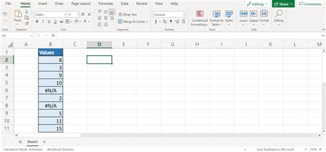 How To Ignore N A Values In Excel Sheetaki