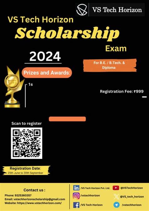 Vs Tech Horizon Pvt Ltd On Linkedin Scholarship Education Vstech