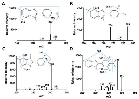 Tandem Mass Spectrometry Fragmentation Analyses Of Proposed