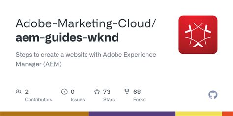 Github Adobe Marketing Cloud Aem Guides Wknd Steps To Create A Website With Adobe Experience