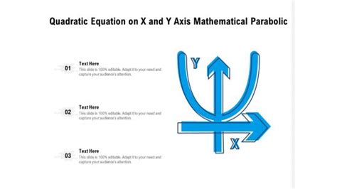 Quadratic Equation On X And Y Axis Mathematical Parabolic Powerpoint Templates Slides And Graphics