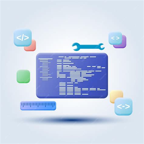 Premium Vector Program Coding Cartoon Style Vector Concept Illustration