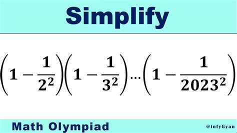 Cracking Olympiad Puzzle Simplify To Succeed YouTube