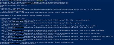 Python Erro Ao Criar Virtualenv No Windows Stack Overflow Em Português