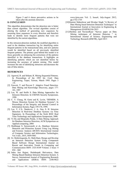 Intrusion Detection And Anomaly Detection System Using Sequential Pattern Mining Doc