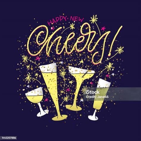 행복한 겨울 방학 엽서 메리 크리스마스와 새해 복 많이 받으세요 홀리 졸리 눈송이에 대한 스톡 벡터 아트 및 기타 이미지