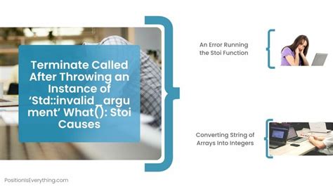terminate called after throwing an instance of ‘std invalid argument what stoi position