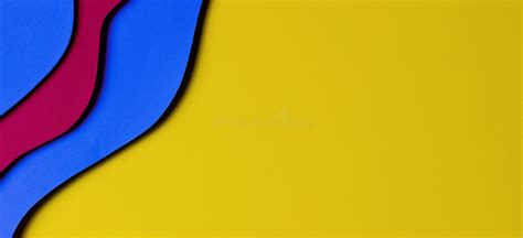 Abstract Colored Paper Texture Background Minimal Paper Cut Style Composition With Layers Of