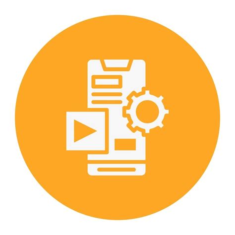 Premium Vector Mobile Configuration Vector Illustration