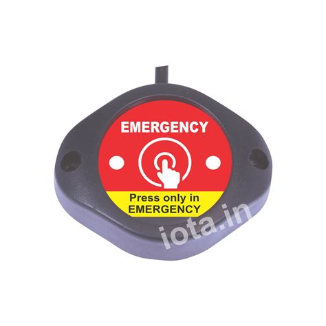 Emergency Panic Switch ‘nc Iota702 Compatible With Ais140 Vts Electronic Sirens Panic Switch