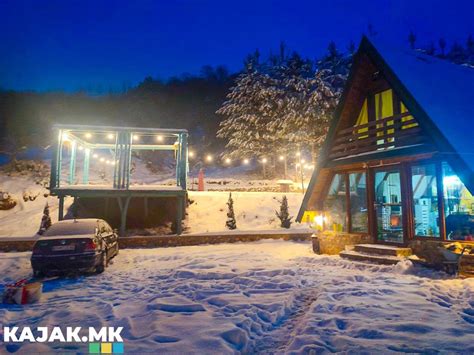 Планинска вила со базен и сауна Kajak Mk