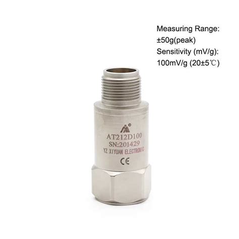 High Sensitivity Industrial Piezoelectric Acceleration And Temperature