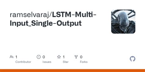 Github Ramselvaraj Lstm Multi Input Single Output