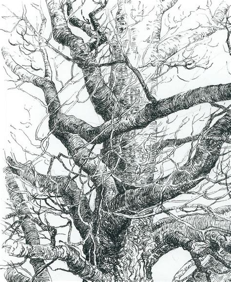 Custom Tree Drawing Handmade Gift Unique Jewelry