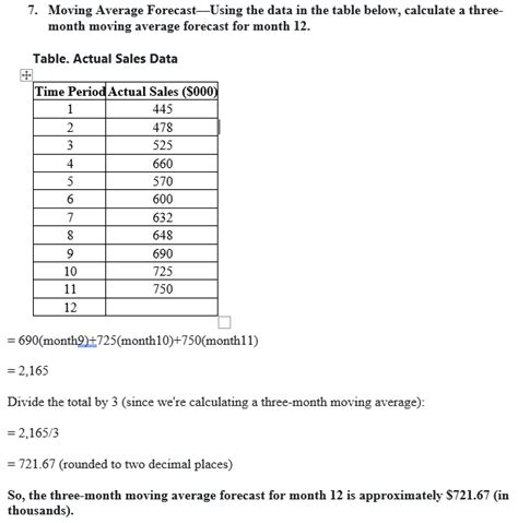 Solved 8 ﻿regression Forecast Using The Data In The Table