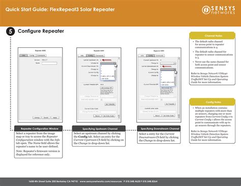 Sensys Networks Flexrps Flex Rpt3 Slr E User Manual Quick Start Guide