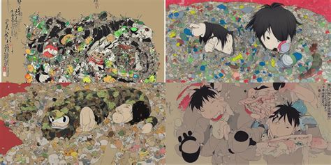 A Vomiting Tantanbo By Murakami Takashi Stable Diffusion OpenArt