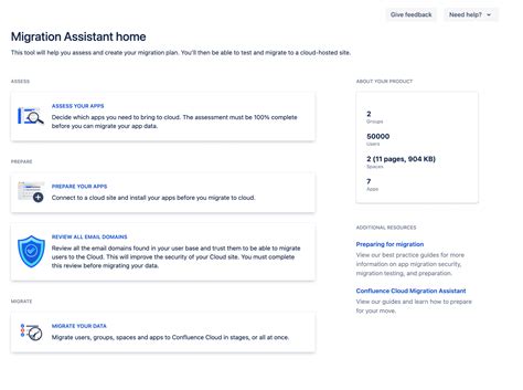 Update Or Install The Confluence Cloud Migration Assistant Atlassian Support