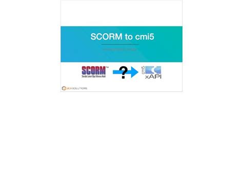 pdf scorm to cmi5 scorm xapi experience api elearning experts · the auth token is what you