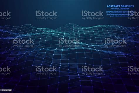 점과 선과의 네트워크 연결 추상적인 다각형 메쉬 벡터 일러스트입니다 테크놀로지에 대한 스톡 벡터 아트 및 기타 이미지 테크놀로지 3차원 형태 데이터 Istock