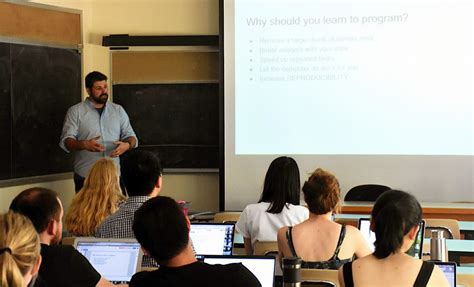 Python Coding Workshops To Fill Gap For Research Community Psu