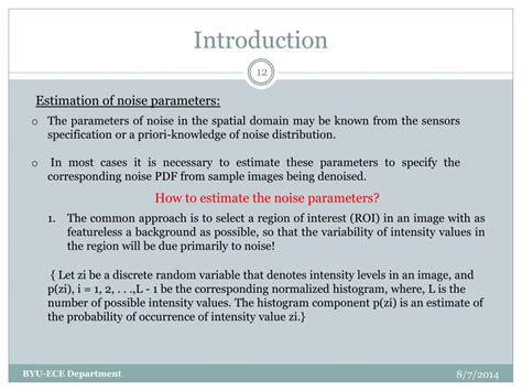 ppt stochastic image denoising using minimum mean squared error wiener filtering powerpoint