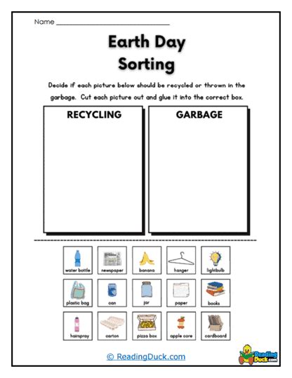 Sorting And Categorizing Worksheets Reading