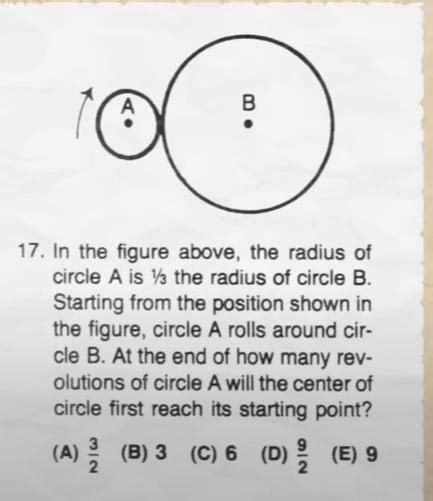 Solved In The Figure Above The Radius Of Circle A Is 13 Chegg Com