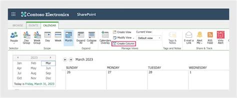 How To Add And Customize A Calendar In SharePoint Online