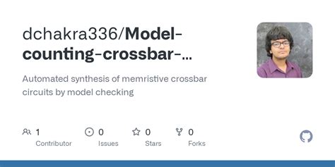 Github Dchakra336model Counting Crossbar Synthesis Automated