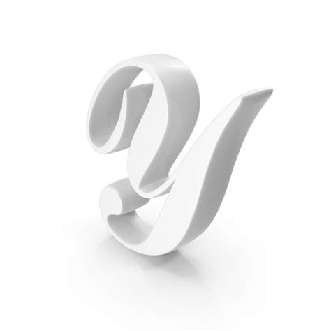 Capital Y Cursive Opti Script Font Style Alphabet White PNG Images PSDs For Download