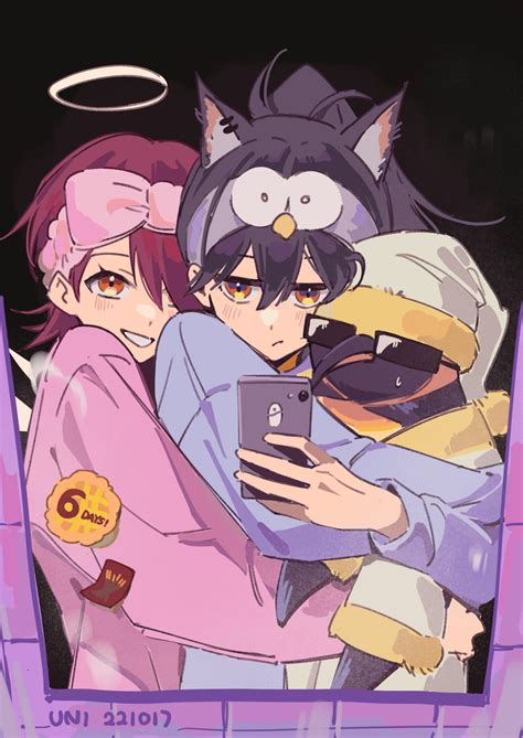 Texas Exusiai And The Emperor Arknights Drawn By Haidan Uniiii Danbooru