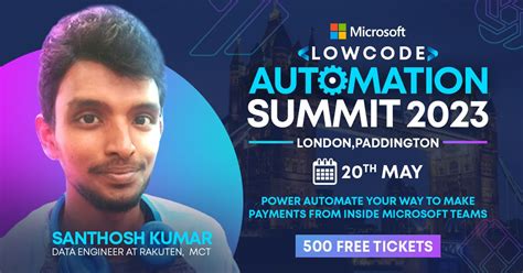 Santhosh Kumar Dhanasekaran On Linkedin 400 Free Tickets Sold 100