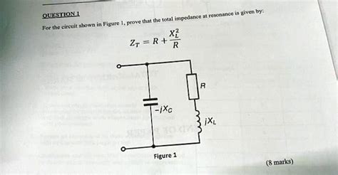 solved for the circuit shown in figure 1 prove that the total