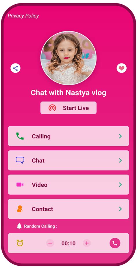 Fake Call And Chat With Nastya For Android Download