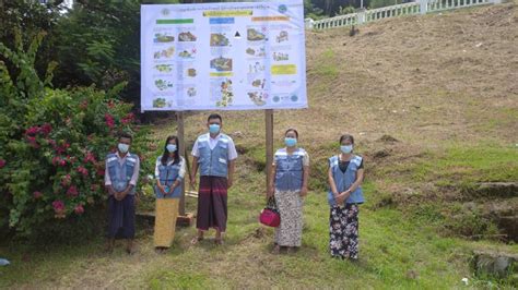 ကော့သောင်းမြို့တွင် သဘာဝ‌ဘေးအန္တရာယ်အသိပညာပေး မြေစိုက်ဘုတ်စိုက်ထူ Information And Public