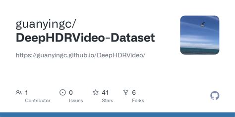 Github Guanyingc Deephdrvideo Dataset Https Guanyingc Github Io Deephdrvideo