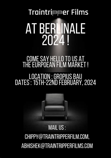 Berlinale2024 Europeanfilmmarket Filmindustrynetworking Chippy Babu