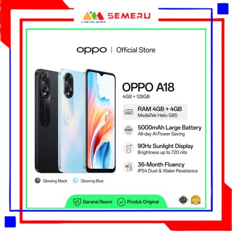 Jual OPPO A18 RAM 4 128 BARU 100 ORIGINAL Shopee Indonesia